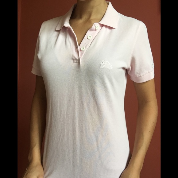 Smart Car | Tops | Like New Smart Car Light Pink Polo Shirt | Poshmark
